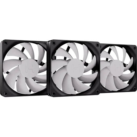 HYTE flow FA12 3db rendszerhűtő ventilátor kit szürke-fekete FAN-HYTE ...