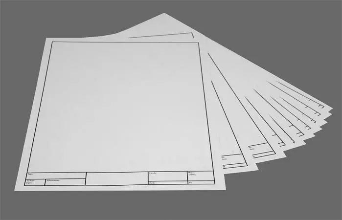 Műszaki rajzlap, keretes, A4 1413 | pcx.hu