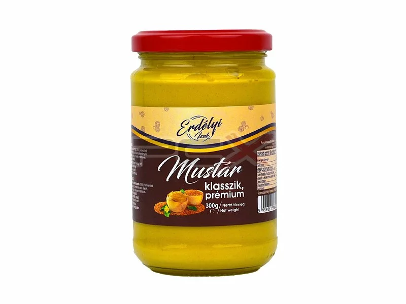 ERDÉLYI ÍZEK PRÉMIUM KLASSZIK MUSTÁR 300G | pcx.hu