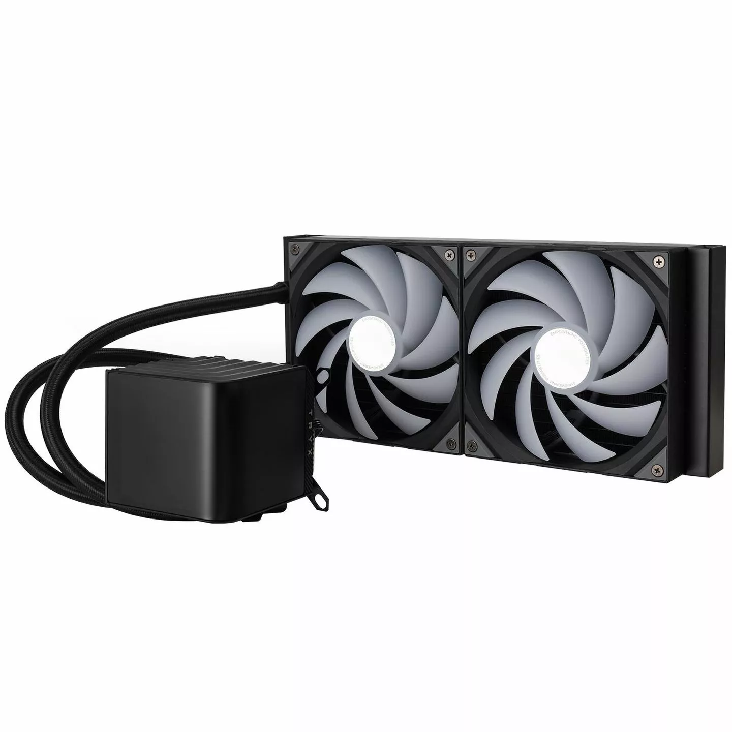 TRYX PANORAMA AIO CPU hűtő + AMOLED, ARGB - 280 mm, fekete L-P280A-AS2M ...