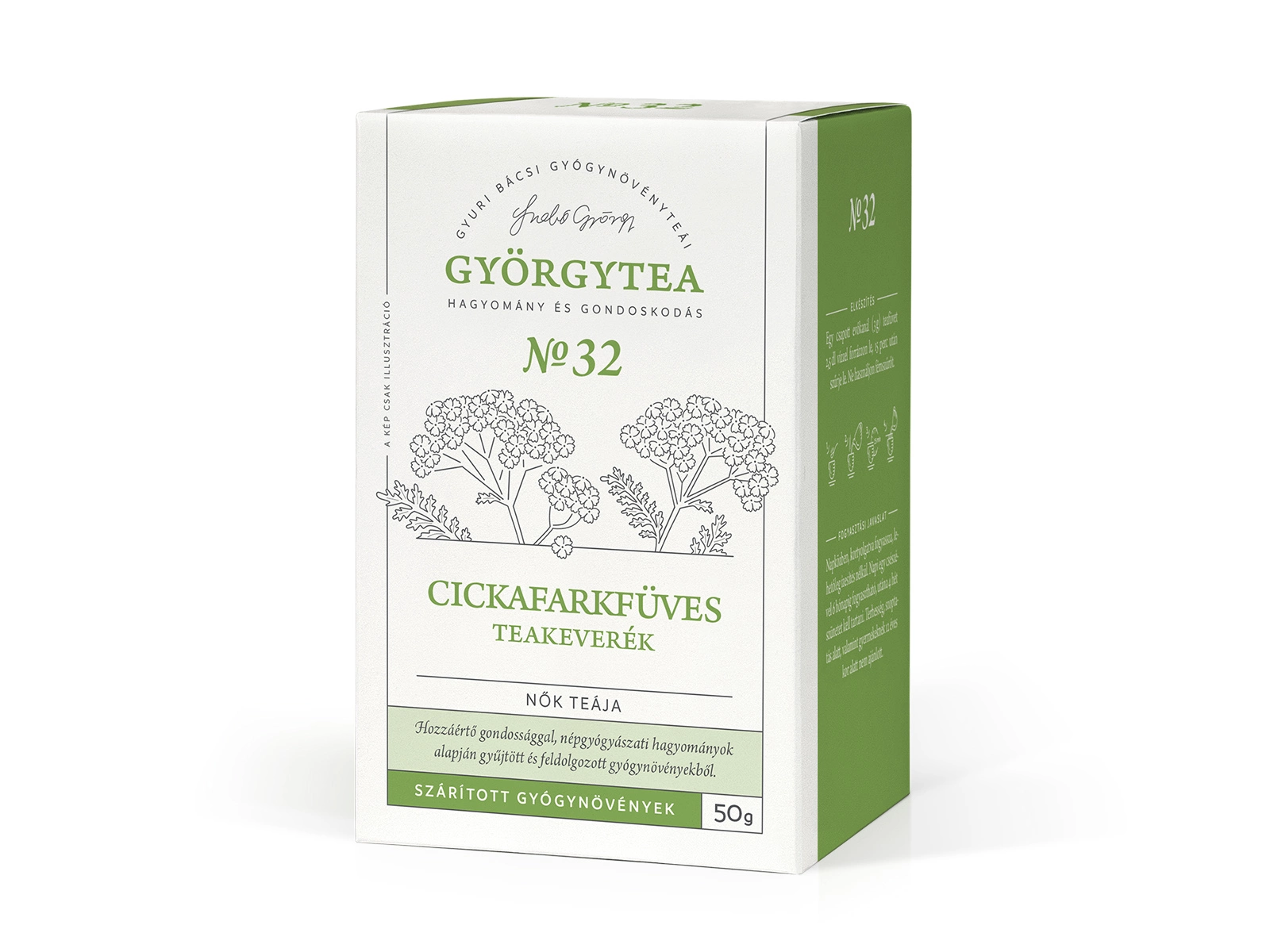 GYÖRGYTEA NO32 CICKAFARKFÜVES TEAKEVERÉK (NŐK TEÁJA) 50G | pcx.hu