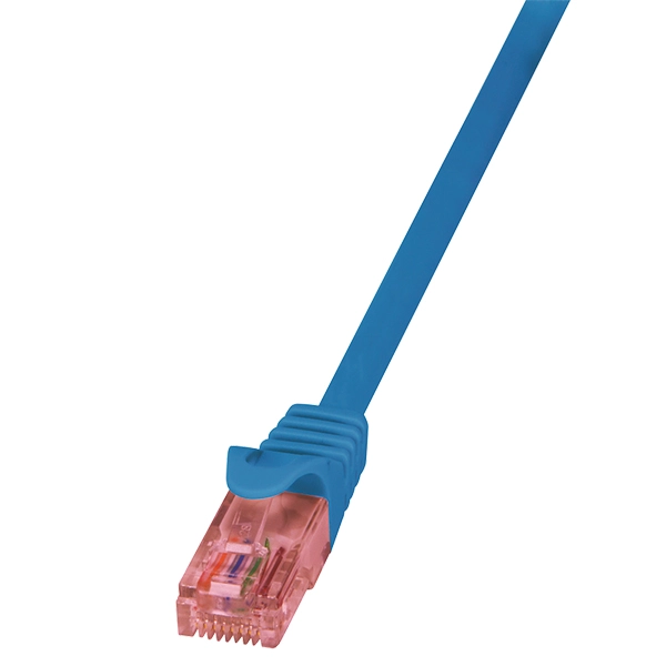 LogiLink Patch kábel PrimeLine, Cat.6, U/UTP, kék, 0,5 m | pcx.hu