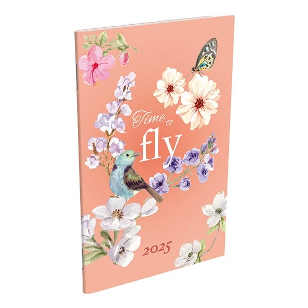 Zsebnaptár LIZZY CARD Time to Fly A/6 heti papírborítós 2025. 21240 ...