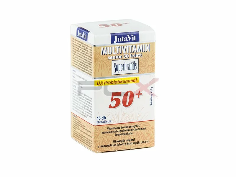 JUTAVIT MULTIVITAMIN SENIOR 50+ TABLETTA 45DB | pcx.hu