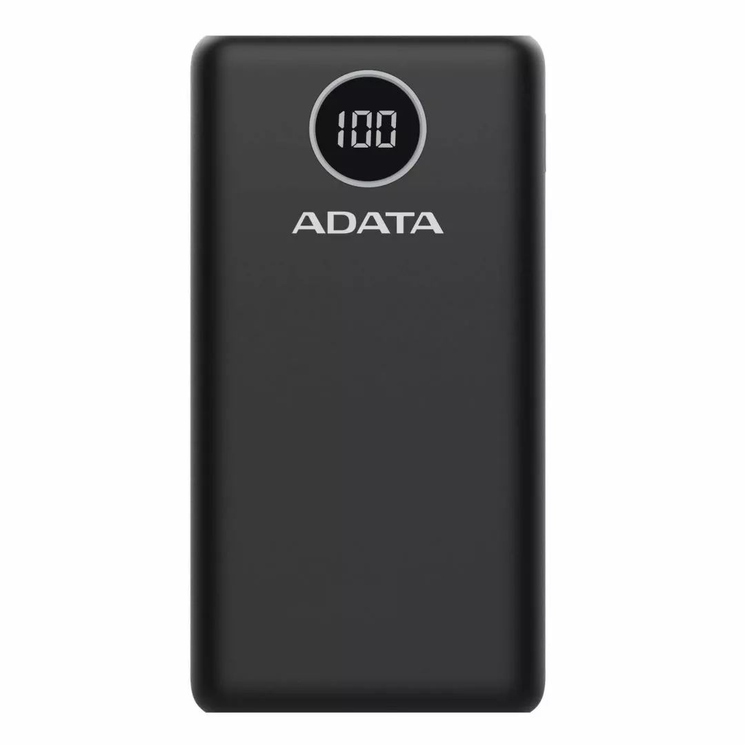 Adata AP20000QCD-DGT-CBK 20000mAh fekete power bank | pcx.hu