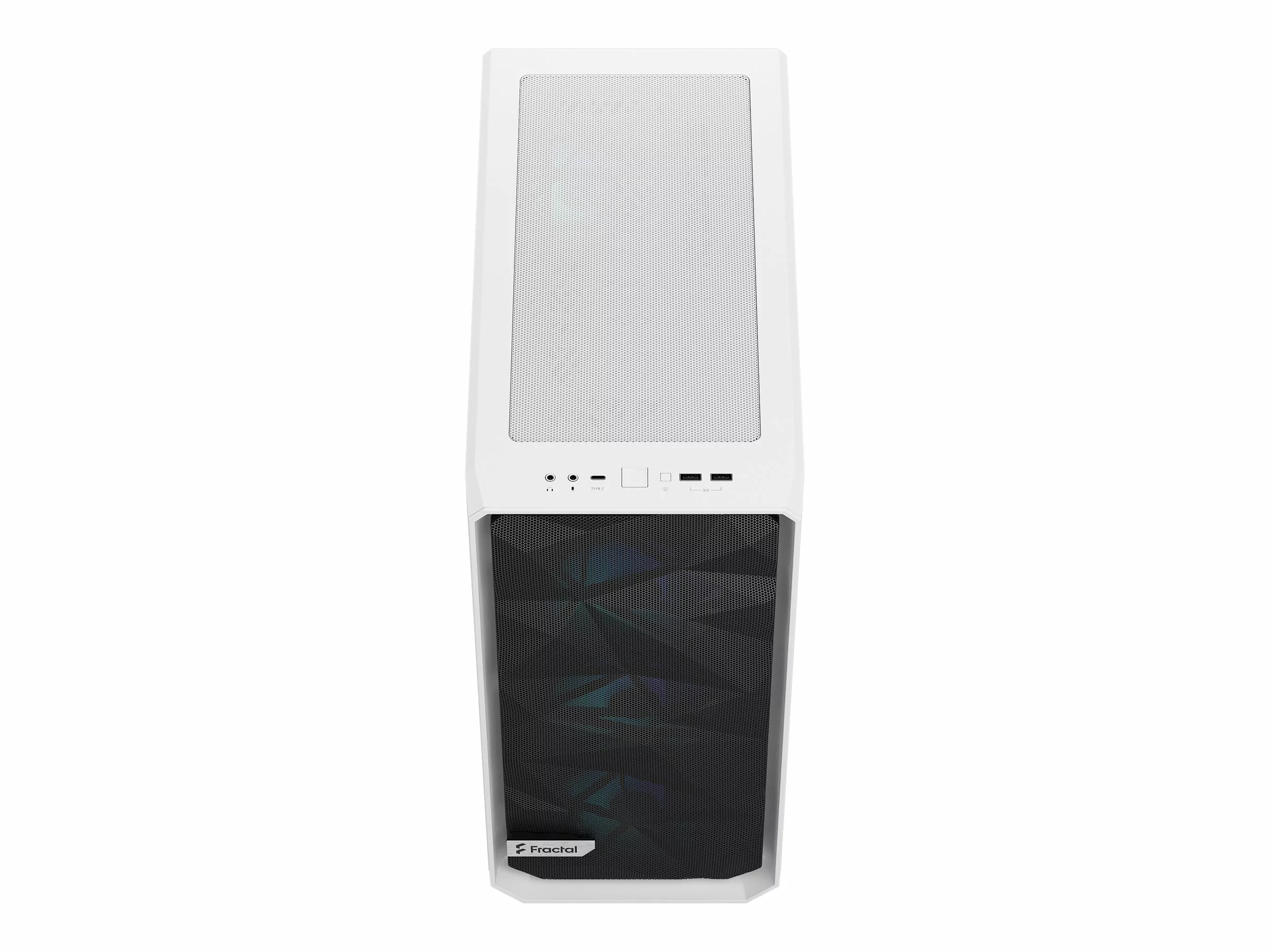 Fractal Design Meshify 2 Compact RGB white TG clear Tint számítógépház ...