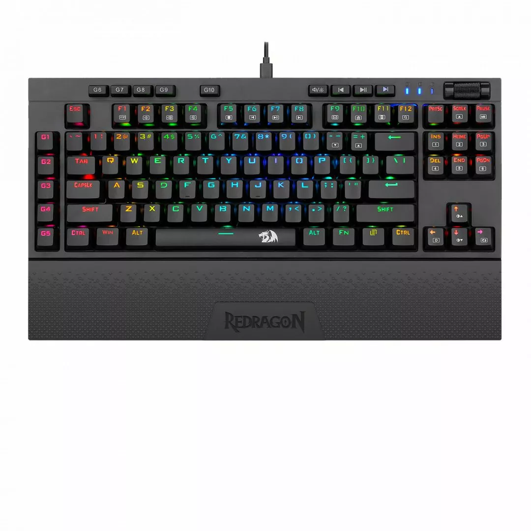 Redragon Vishnu RGB Wireless/Wired Blue Mechanical Gaming Keyboard ...