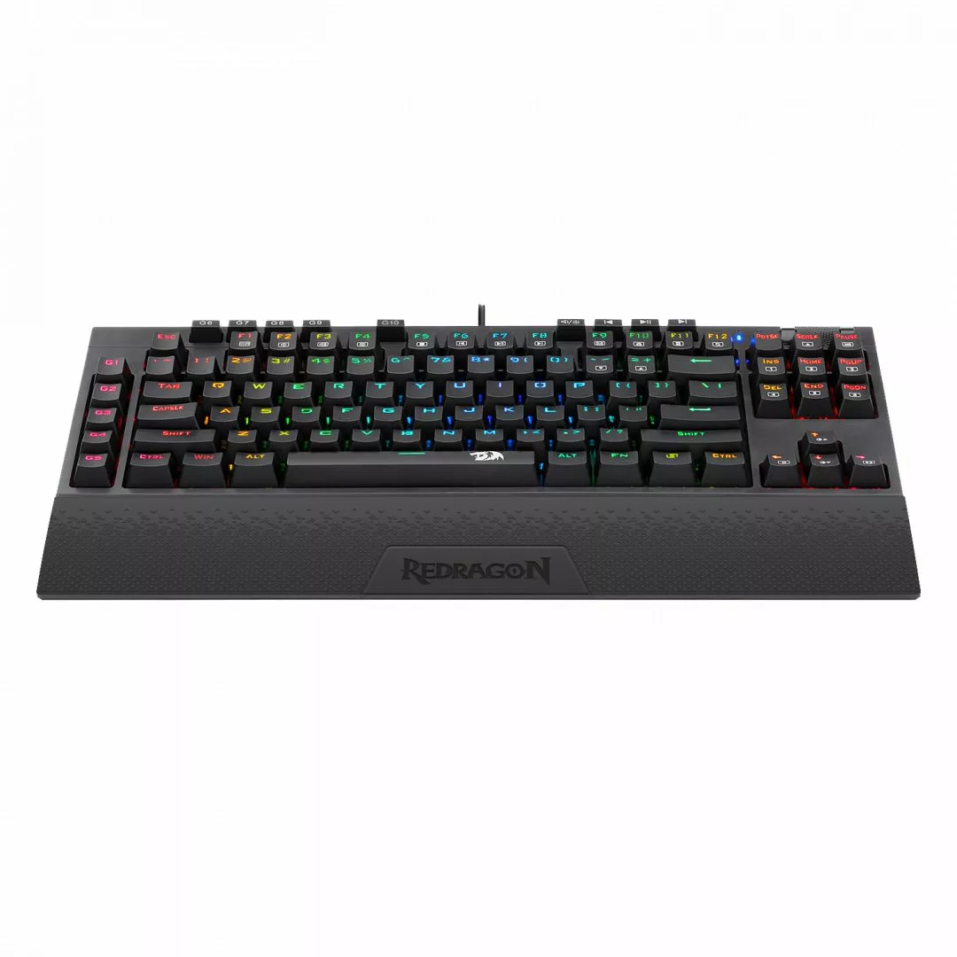 Redragon Vishnu RGB Wireless/Wired Red Mechanical Gaming Keyboard Black ...