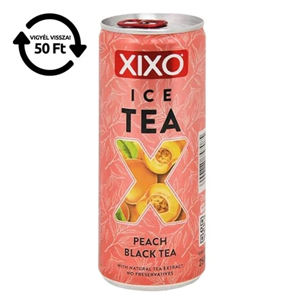 Üdítőital szénsavmentes XIXO Ice Tea Őszibarack 0,25L DRS | pcx.hu
