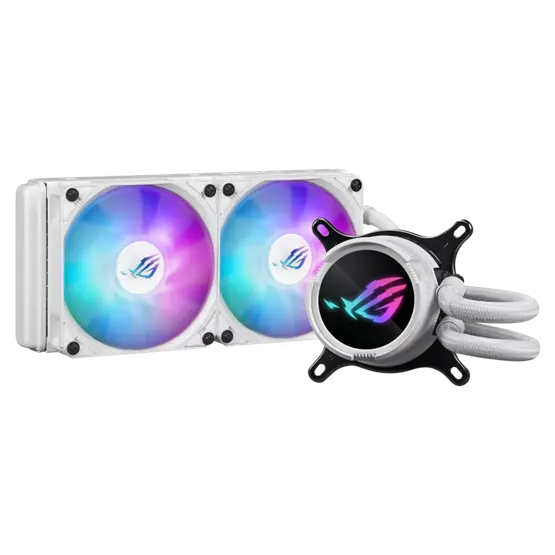 Fan ASUS ROG STRIX LC III 240 - ARGB WHT - Vízhűtés ROG STRIX LC III ...