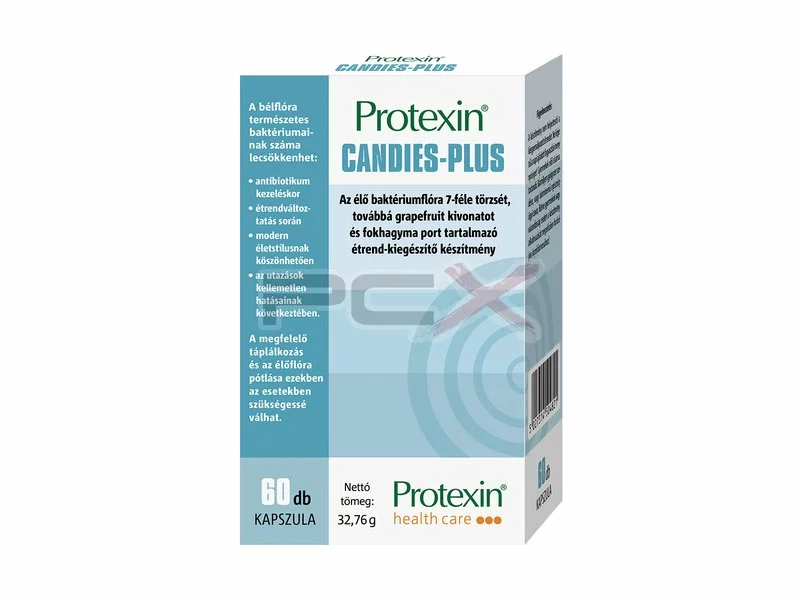 PROTEXIN CANDIES-PLUS KAPSZULA 60DB | pcx.hu