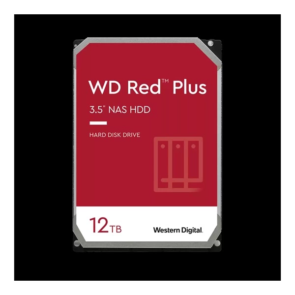 Western Digital 3,5" 12000GB belső SATAIII 7200RPM 256MB RED PLUS ...