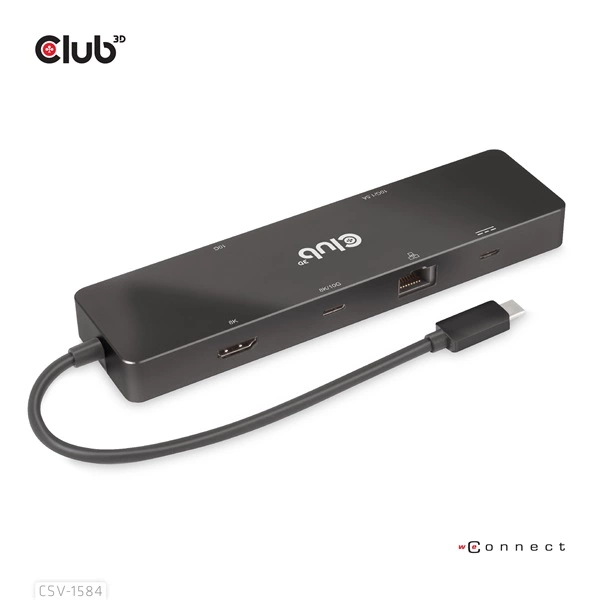 Club 3D USB Hub - CSV-1584 (3.2 USB-C Gen 2 to USB-C, 2xUSB-A, USB-C ...